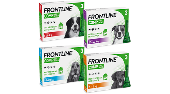 Produkter för din hund mot fästingar, loppor och löss